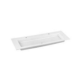 KEUCO Royal 60 Keramik Waschtisch 32160311402 140,5x53,8cm, we, m. 2 HL, ohne Überlauf