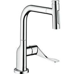 Hansgrohe Select Spültisch-Einhebelmischer 39863000 mit Ausziehbrause, chrom