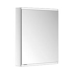 KEUCO Royal Modular 2.0 Spiegelschrank 800111060000000 600 x 700 x 120 mm, ohne Steckdose, Wandvorbau, 1-türig, beleuchtet, rechts