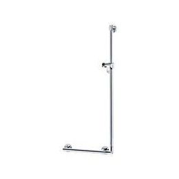 KEUCO Winkelgriff Plan Care 34906010411 90 Grad, 400/1182 mm, verchromt, mit Brausehalter