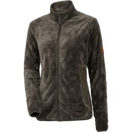 Parforce Active Damen Kuschelfleece-Steppjacke Oliv (Gr&ouml;&szlig;e: L)
