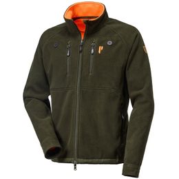 Parforce Active Wende-Fleecejacke Reverse Pro Oliv/Signalorange (Gr&ouml;&szlig;e: S)