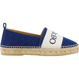 Off-White Loafer - Dames Bookish Espadrille Blauw/Wit - Gr. 41 (EU) - in Blau - f&uuml;r Damen