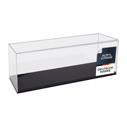 HMF 46805 Acryl Vitrine / Schaukasten f&uuml;r Modellautos, Figuren, 50 x 16 x 18 cm, Transparent