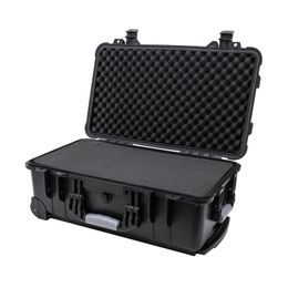 HMF ODK400 Outdoor-Trolley, Fotokoffer mit Rasterschaumstoff, 56 x 34,5 x 23 cm
