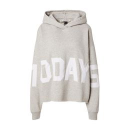 10DAYS Sweatshirt 'THE STATEMENT' Damen Gr&ouml;&szlig;e XS graumeliert / wei&szlig;