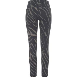 Lascana Damen Leggings, dunkelgrau-taupe, Gr&ouml;&szlig;e 32/34