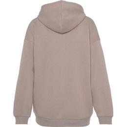 Lascana Damen Kapuzensweatjacke, taupe, Gr&ouml;&szlig;e 44/46