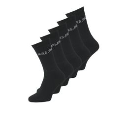 Jack & Jones Jack & Jones Socken 'JACREGEN' Herren Gr&ouml;&szlig;e 41/46 schwarz / wei&szlig;
