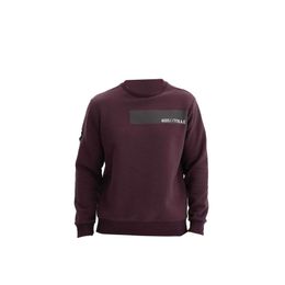 Arma Sweatshirt Herren Gr&ouml;&szlig;e L mokka / bordeaux / wei&szlig;