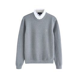 next Pullover Herren Gr&ouml;&szlig;e 4XL grau / wei&szlig;