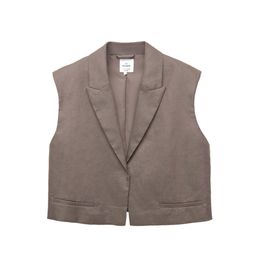 Pull&Bear Pull&bear Anzugweste Damen Gr&ouml;&szlig;e 36 dunkelbeige