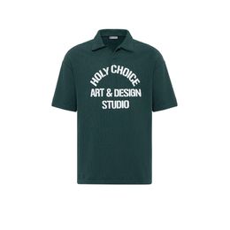 Dandalo Polo Collar T-shirt Herren Gr&ouml;&szlig;e XXL gr&uuml;n / wei&szlig;