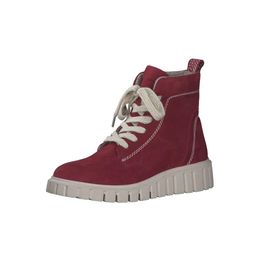 Tamaris Schn&uuml;rstiefelette Damen Gr&ouml;&szlig;e 37 weinrot Winterschuhe