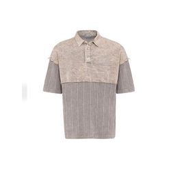 Dandalo Shirt Herren Gr&ouml;&szlig;e L beige / dunkelbeige