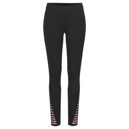 Buffalo Leggings Damen Gr&ouml;&szlig;e XS pink / schwarz