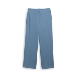 Tom Tailor Denim Damen High Waist Culotte Hose, blau, Uni, Gr. S