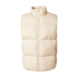 Nike Sportswear Weste 'Club' Herren Gr&ouml;&szlig;e L sand / wei&szlig;