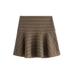 Lindex Rock 'Jolin' Damen Gr&ouml;&szlig;e 42 beige / mandarine / schwarz