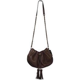 Massimo Dutti Handtasche gross Leder Damen Größe One Size Second Hand braun