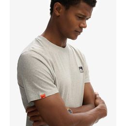 Superdry Herren Locker Geschnittenes Great Outdoors T-shirt mit Stickerei Grey - Gr&ouml;&szlig;e: M 1040405503272ZUC002