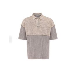 Dandalo Shirt Herren Gr&ouml;&szlig;e L beige / dunkelbeige