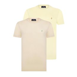 Jacey Quinn Shirt male Beige, Yellow size XXL