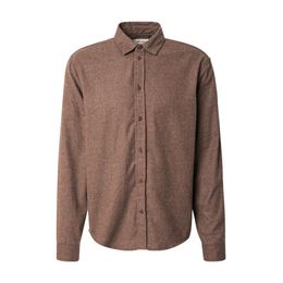 Blend Button Up Shirt 'BHBADER' male Brown size S