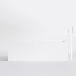 Steinberg 490 freistehende Badewanne, eckig, 490 9100 W,