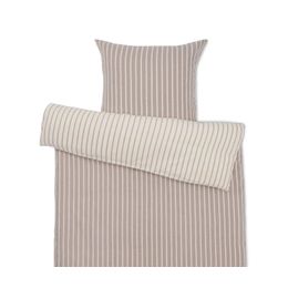 Tchibo - Flanell-Bettwäsche - taupe