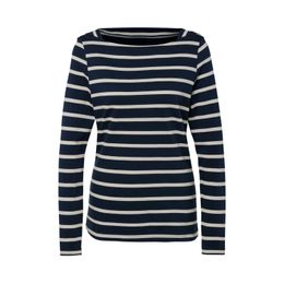 Tchibo - Gestreiftes Langarmshirt - Damen - Gr. S - dunkelblau