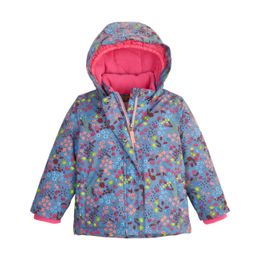 Funktionsjacke "FIOW 13 MNS JCKT", M&auml;dchen, Gr. 122/128, blau (denim), Obermaterial: 100% Polyester.Futter: 100% Polyester.F&uuml;llung: 100% Polyester, FIRST INSTINCT BY Killtec, Jacken Funktionsjacke, Wasserdichte Funktionsjacke mit verl&auml;ngerbaren &Auml;rmeln und Fleece.