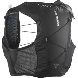 Salomon Active Skin 4 Set Trinkrucksack - schwarz - Gr. S