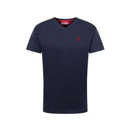 Derbe T-Shirt Herren Gr&ouml;&szlig;e XXXL navy / knallrot