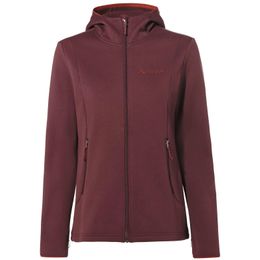 Vaude Idris Hoodie Damen Fleecejacke dunkelrot 38 - Damenjacken