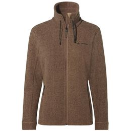 Vaude Skomer III Damen Winterfleecejacke dunkelbraun 42 - Damenjacken