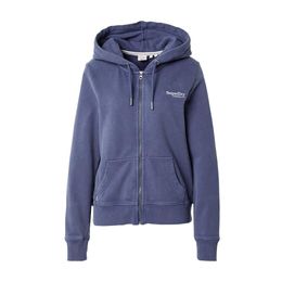 Superdry & Co Zip-Up Hoodie 'Essential' female Blue size 14