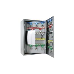 HMF 135500-07 Schl&uuml;sselschrank, 500 Haken, 73 x 55 x 20,5 cm, Lichtgrau