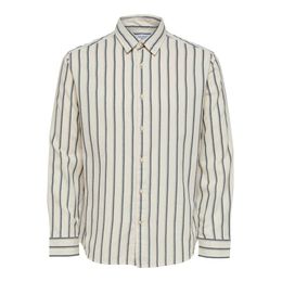 Selected Hemd 'Dores' Herren Größe M creme / blaumeliert