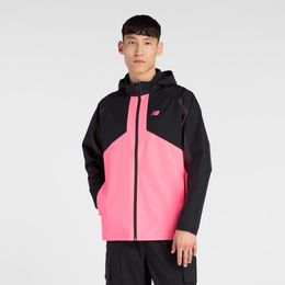 New Balance Sportjacke 'Utility' Herren Gr&ouml;&szlig;e S neonpink / schwarz