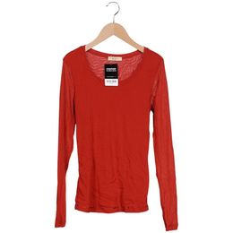 Oui Langarmshirt Damen Gr&ouml;&szlig;e M Second Hand rot