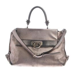 Salvatore Ferragamo Handtasche Damen Gr&ouml;&szlig;e One Size Second Hand silber