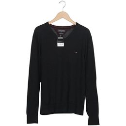 Tommy Hilfiger Pullover Herren Größe L Second Hand schwarz
