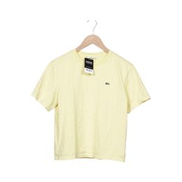 Lacoste T-Shirt Damen Gr&ouml;&szlig;e XS Second Hand gelb