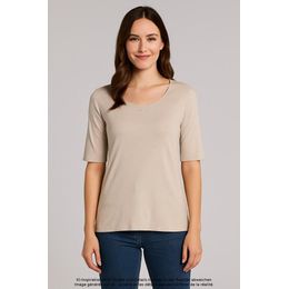 Luisa Cerano T-Shirt Damen Gr&ouml;&szlig;e S Second Hand beige