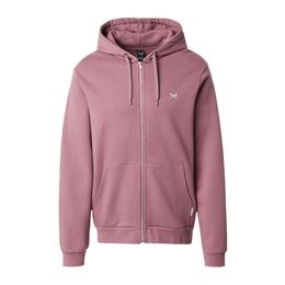 Iriedaily Sweatjacke 'Mini Flag 2' Herren Größe XXL mauve / weiß