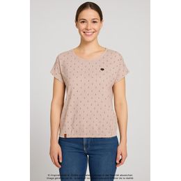 Naketano T-Shirt Damen Größe L Second Hand beige