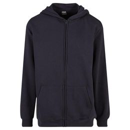 Urban Classics Zip-Up Hoodie 'Basic Essential' male Blue size XXL