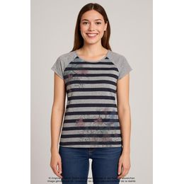 EDC by Esprit T-Shirt Damen Größe M Second Hand grau