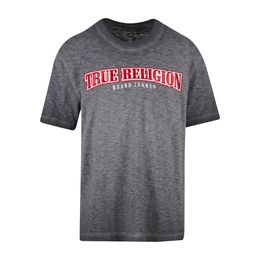 True Religion T-Shirt 'Sclub' Herren Größe XL rot / schwarzmeliert / weiß